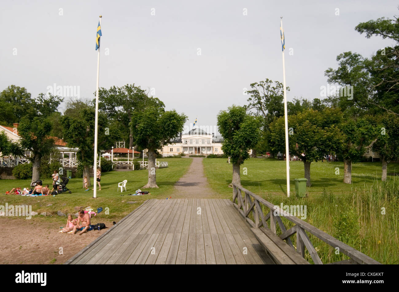Slott castle vastervik kalmar county hi-res stock photography and ...