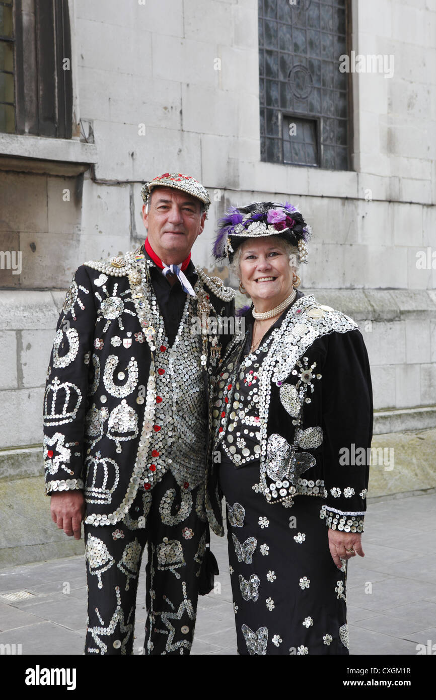 The Pearly Kings & Queens Costermongers’ Harvest Festival held at ...
