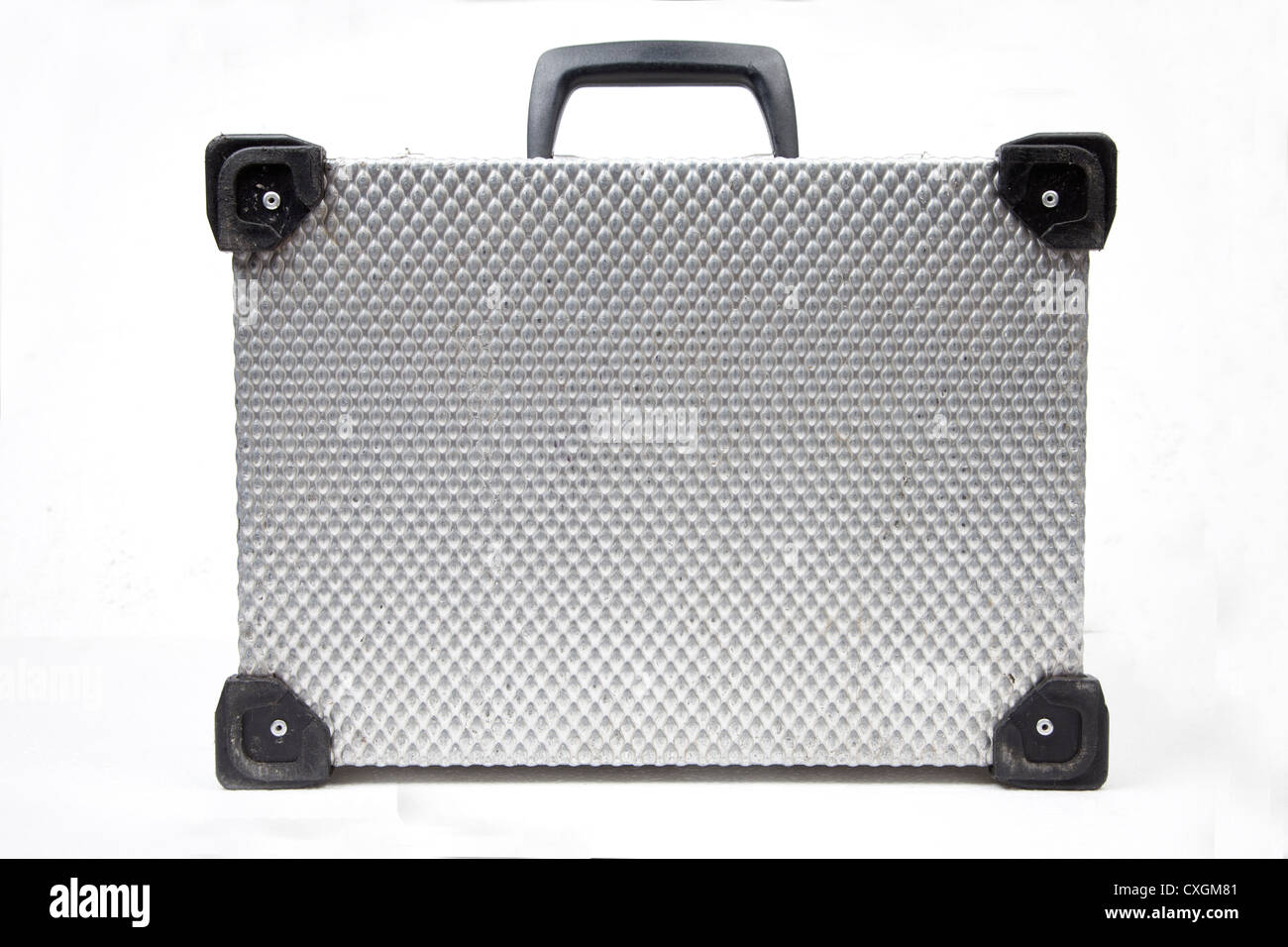 Metal brief case Stock Photo - Alamy