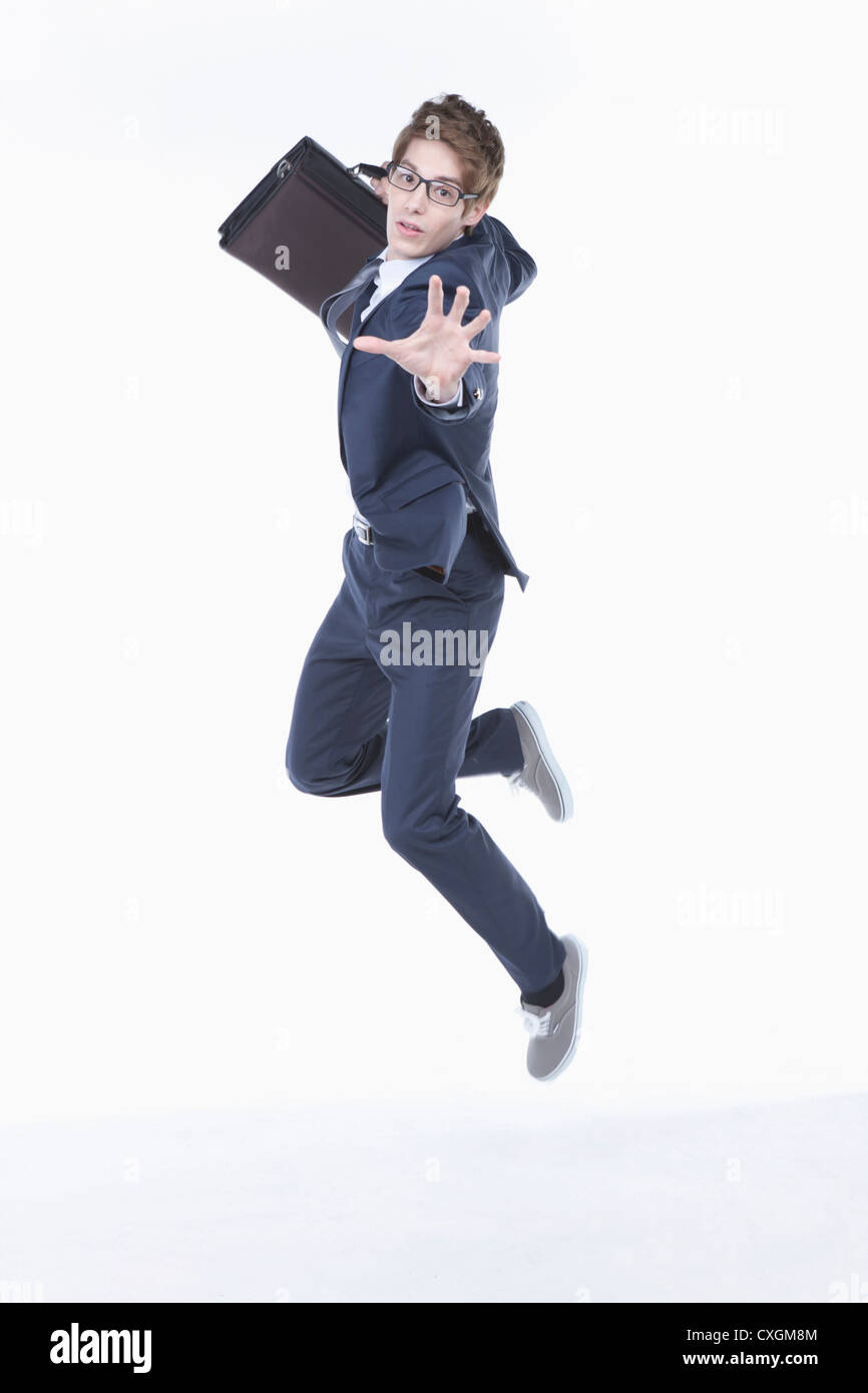 businessman rushing to work Stock Photo - Alamy