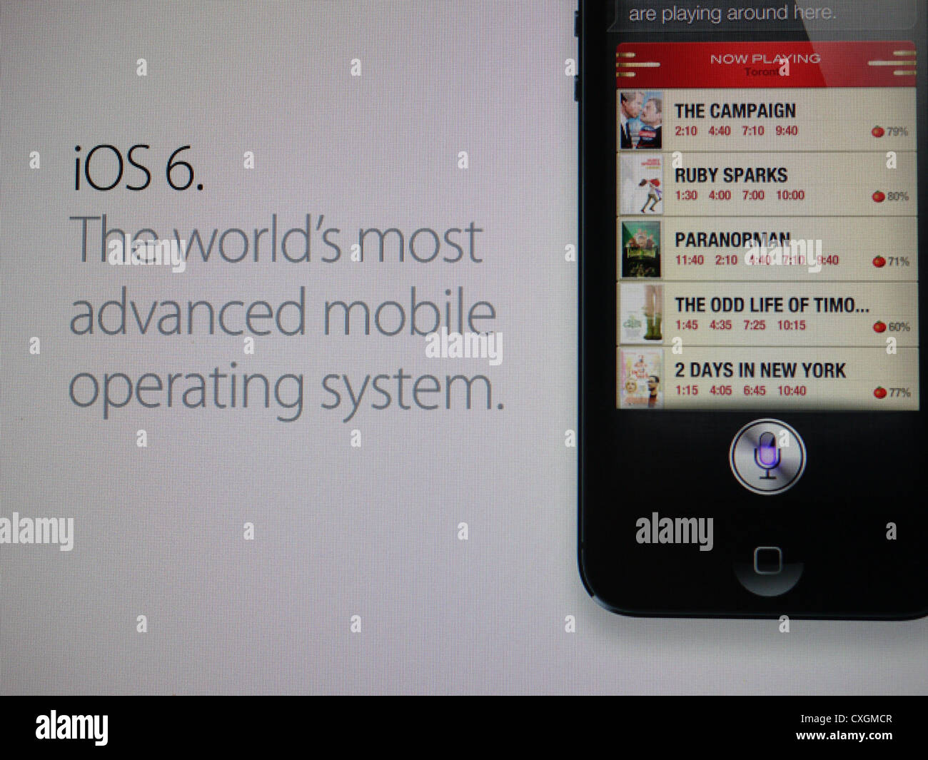 Ios6 hi-res stock photography and images - Alamy