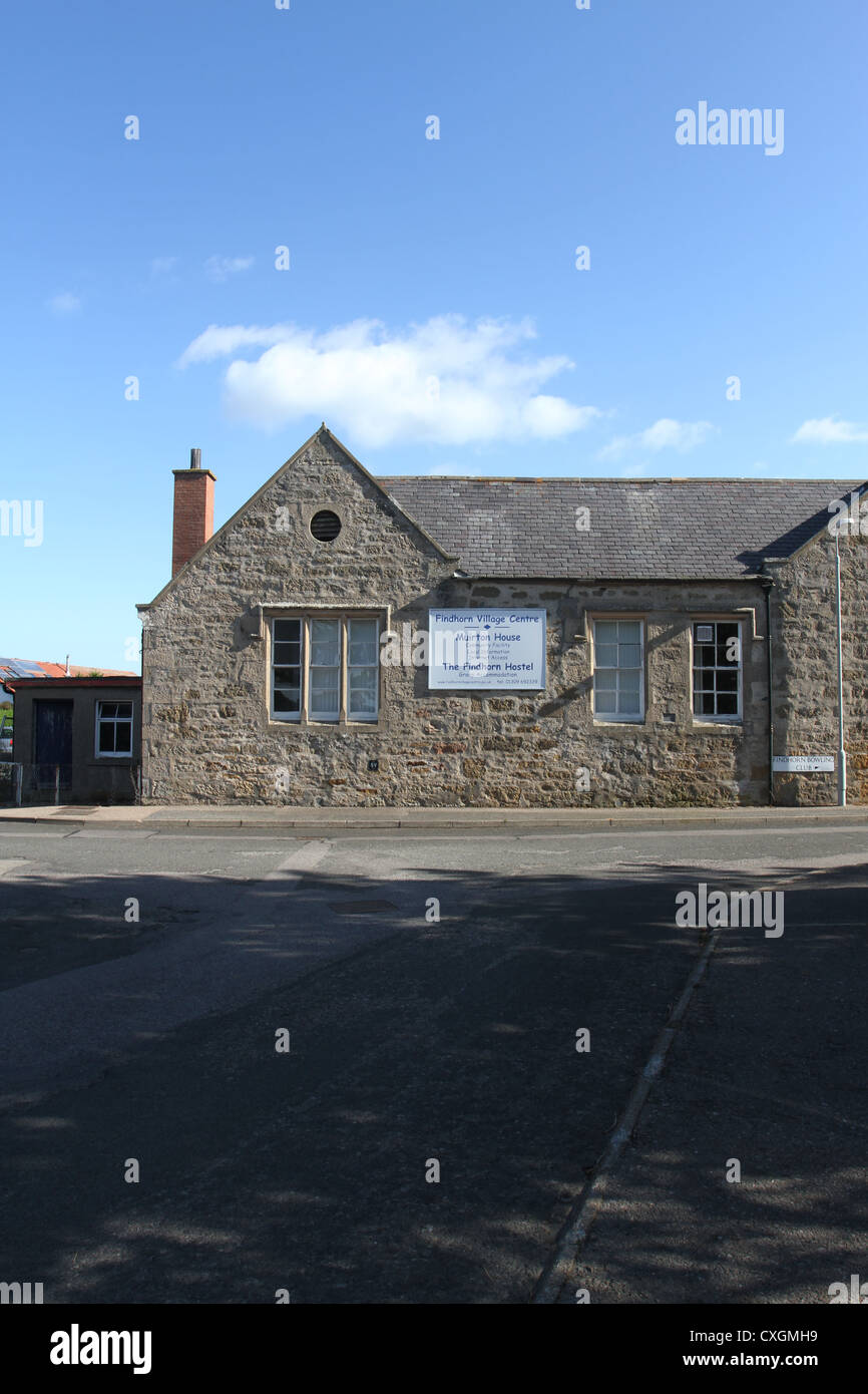 Findhorn Village Centre Scotland September 2012 Stock Photo - Alamy