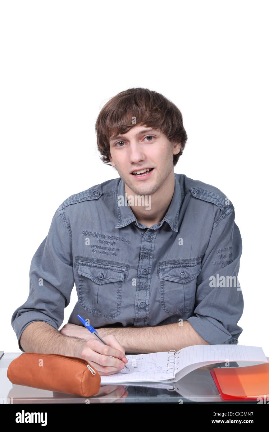 portrait of a student Stock Photo - Alamy