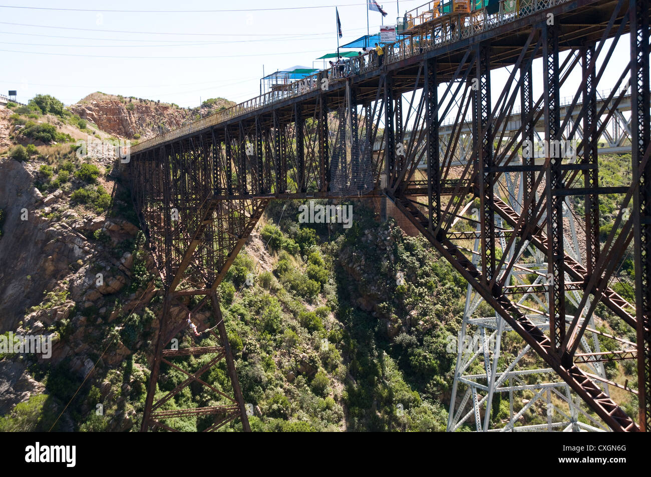 Gouritz river, bungy, bungy jump, South Africa, Bungee Stock Photo - Alamy