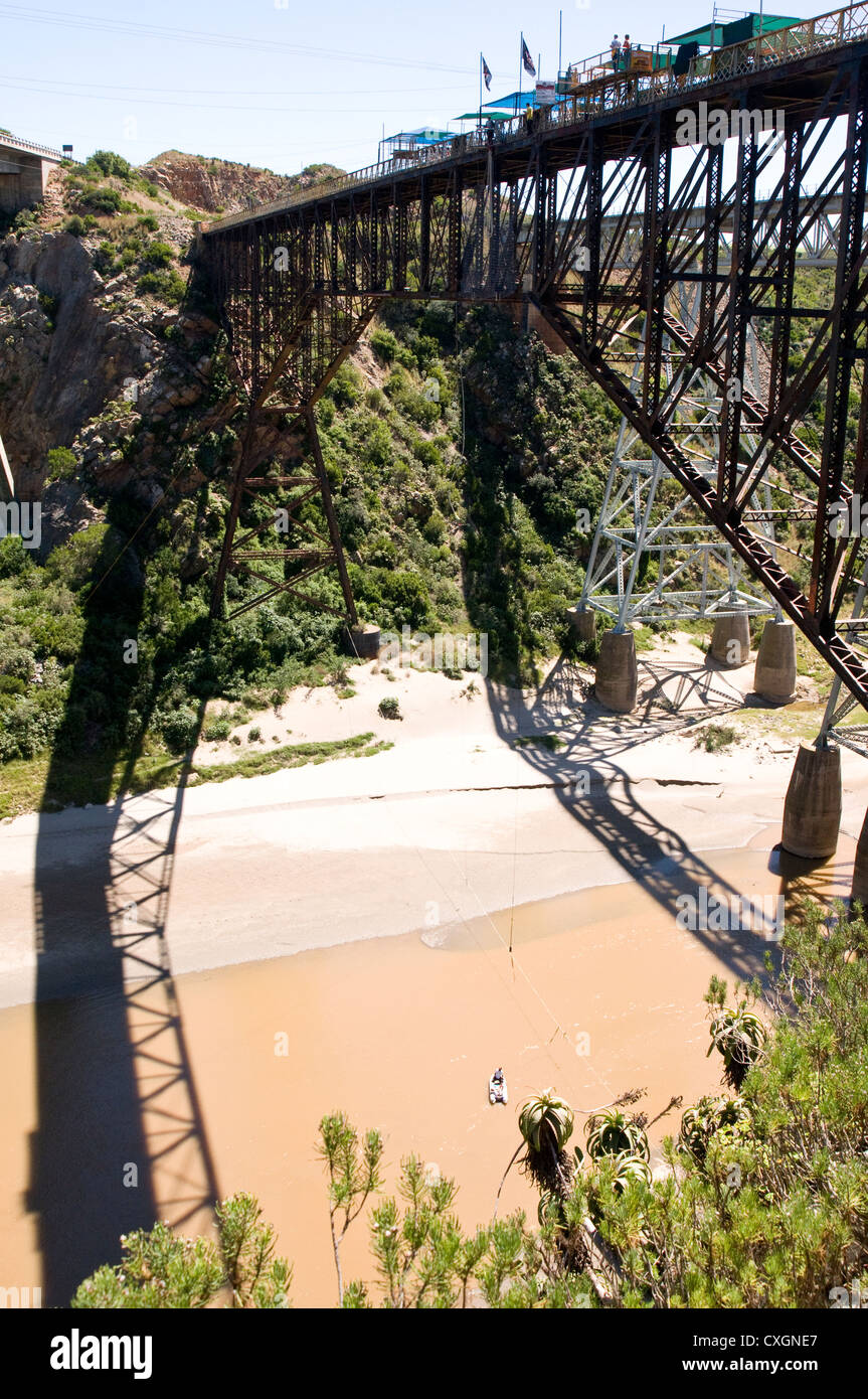 Gouritz river, bungy, bungy jump, South Africa, Bungee Stock Photo - Alamy