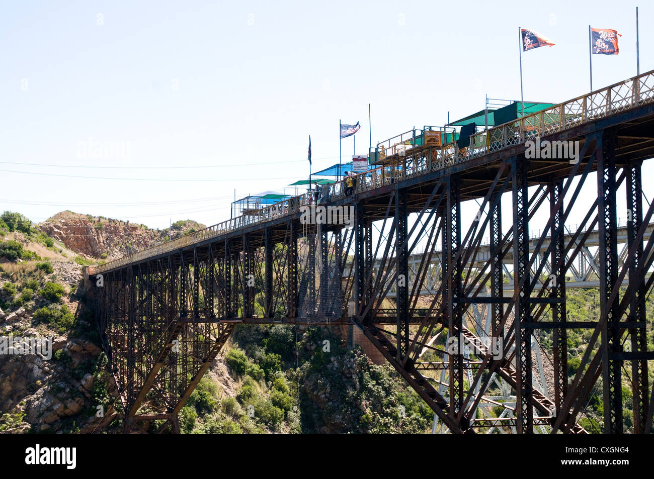 Gouritz river, bungy, bungy jump, South Africa, Bungee Stock Photo - Alamy