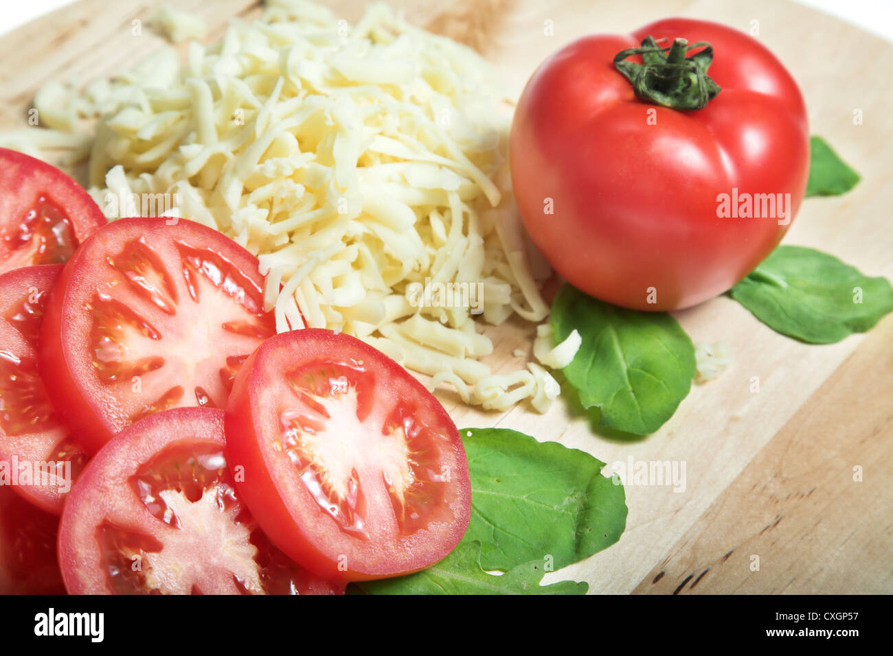 tomato and cheese Stock Photo - Alamy