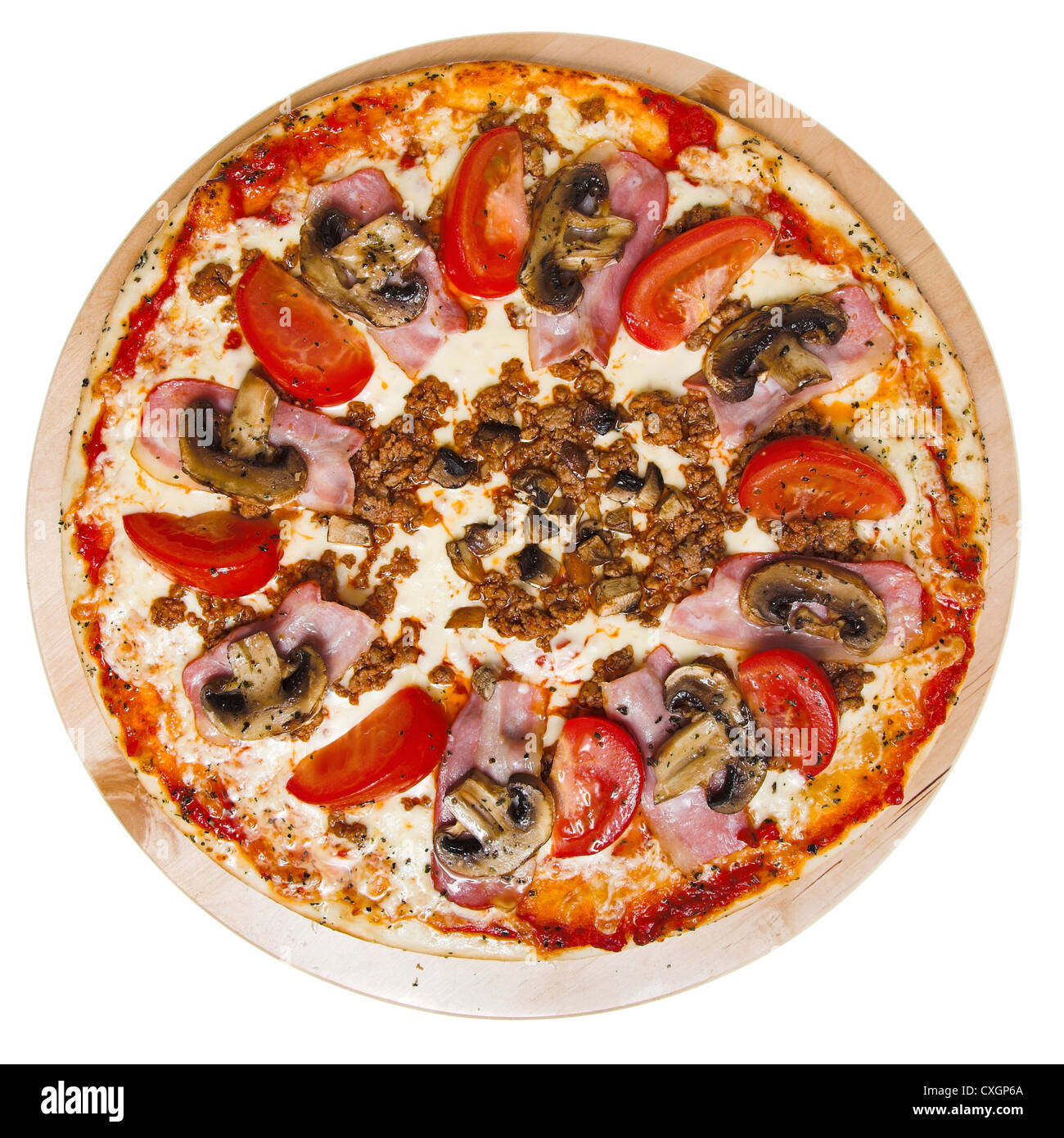 Pizza topping Cut Out Stock Images & Pictures - Alamy