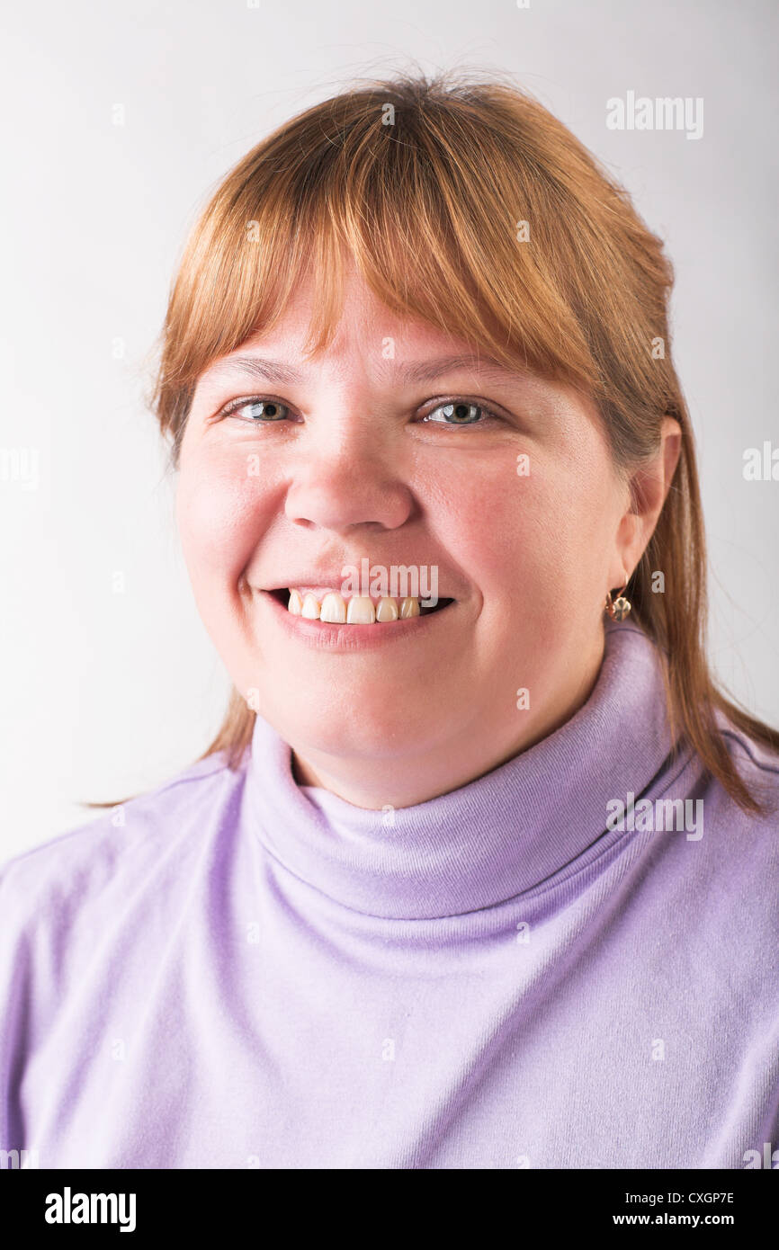 Plus size model female mature hi-res stock photography and images - Alamy