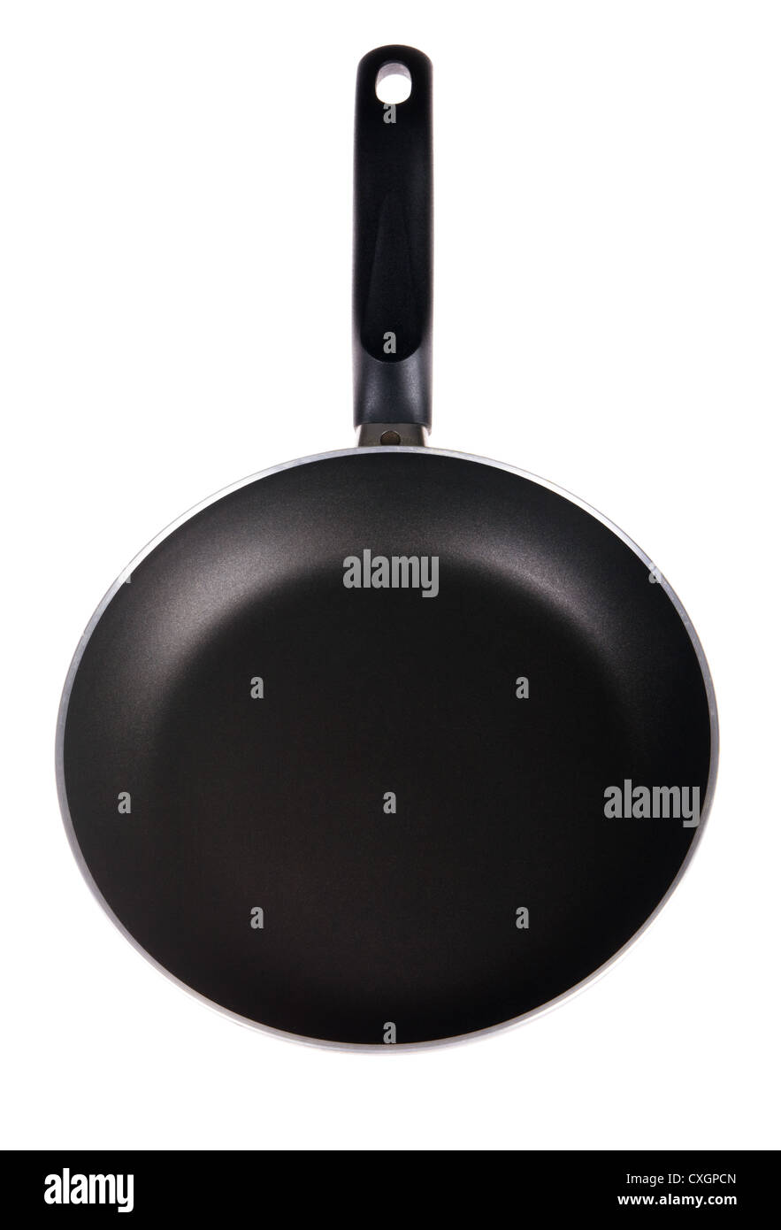 Frying pan, white background Stock Photo - Alamy