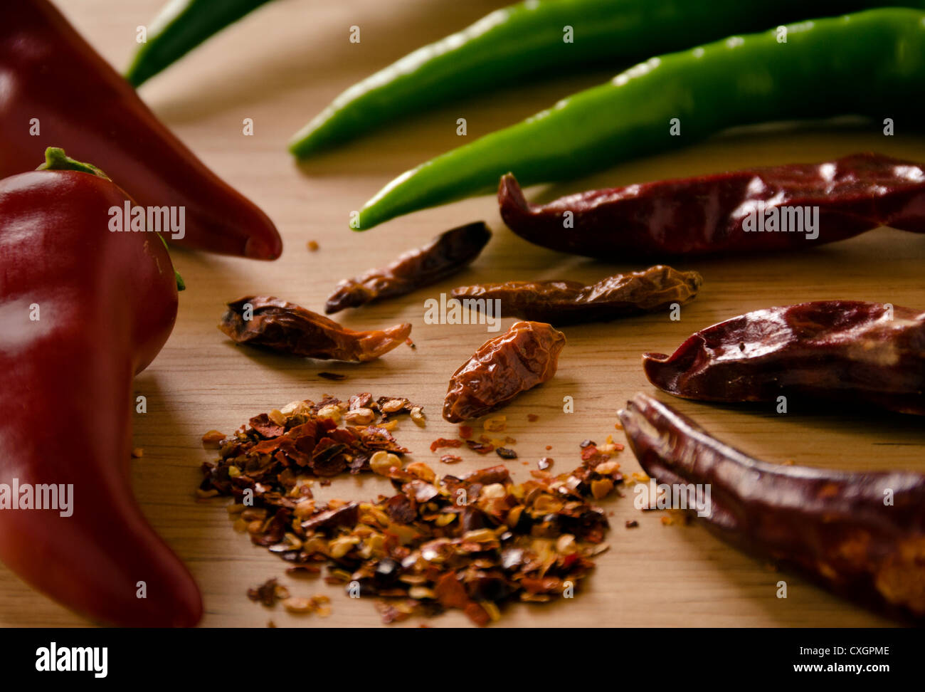 Flaked chillies hi-res stock photography and images - Alamy