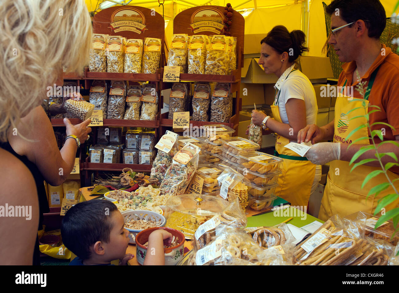Farmers' Market at Circo Massimo, Rome, Italy Stock Photo - Alamy