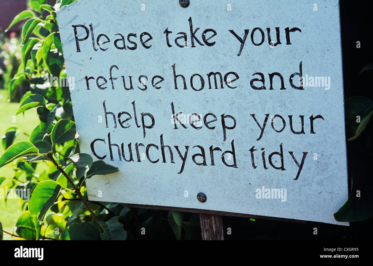 Take your rubbish home hi-res stock photography and images - Alamy