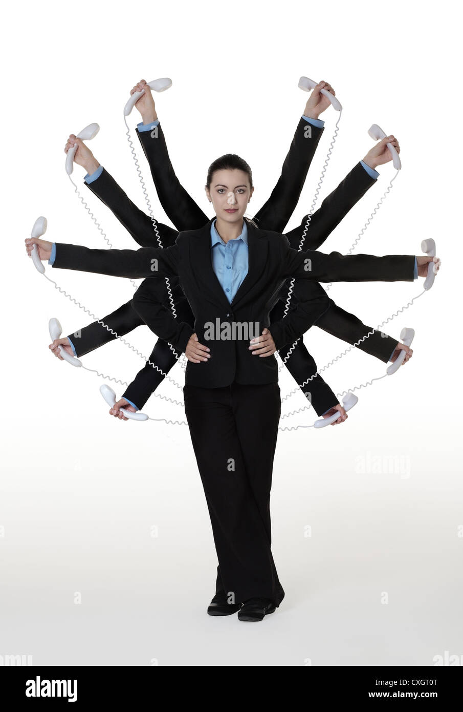 Woman multiple arms hi-res stock photography and images - Alamy
