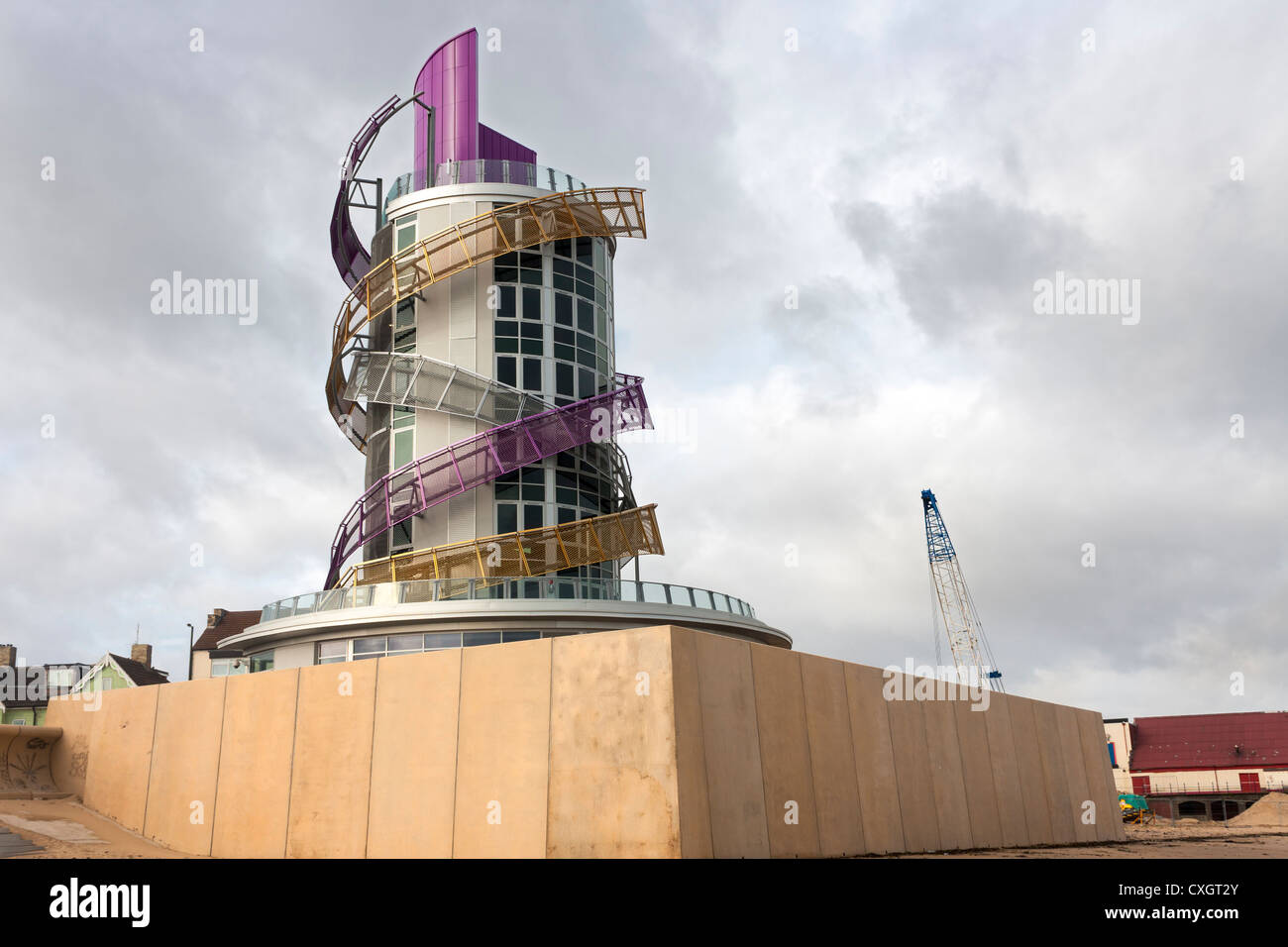 Redcar vertical pier taken on the 1/10/2012 Stock Photo - Alamy