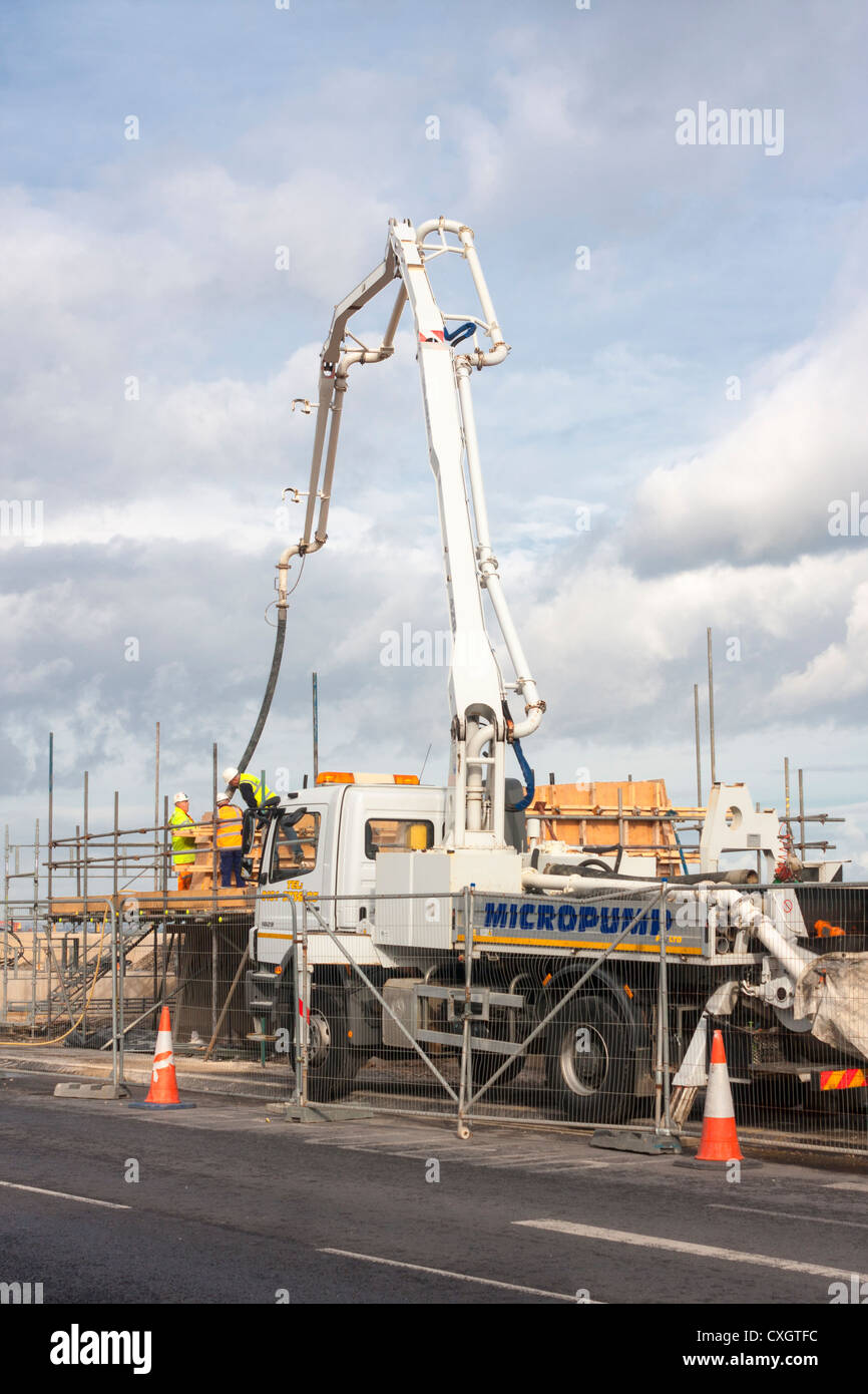Construction work been carried out on Redcar sea front on the 1/10/2012 ...