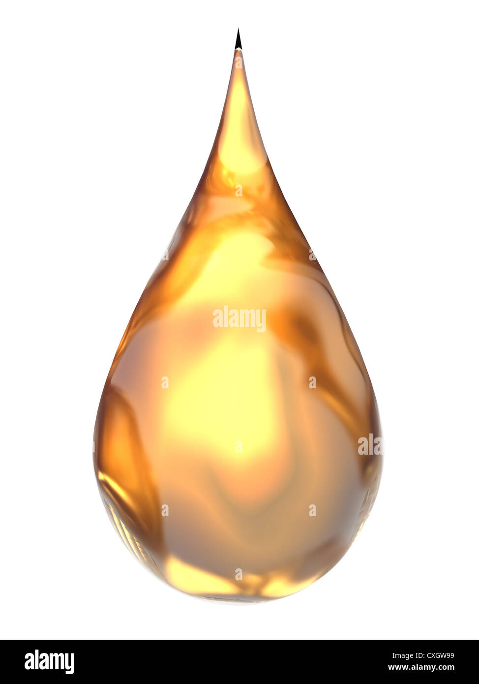 Fresh Oil Drop - Computer Art Series Stock Photo - Alamy