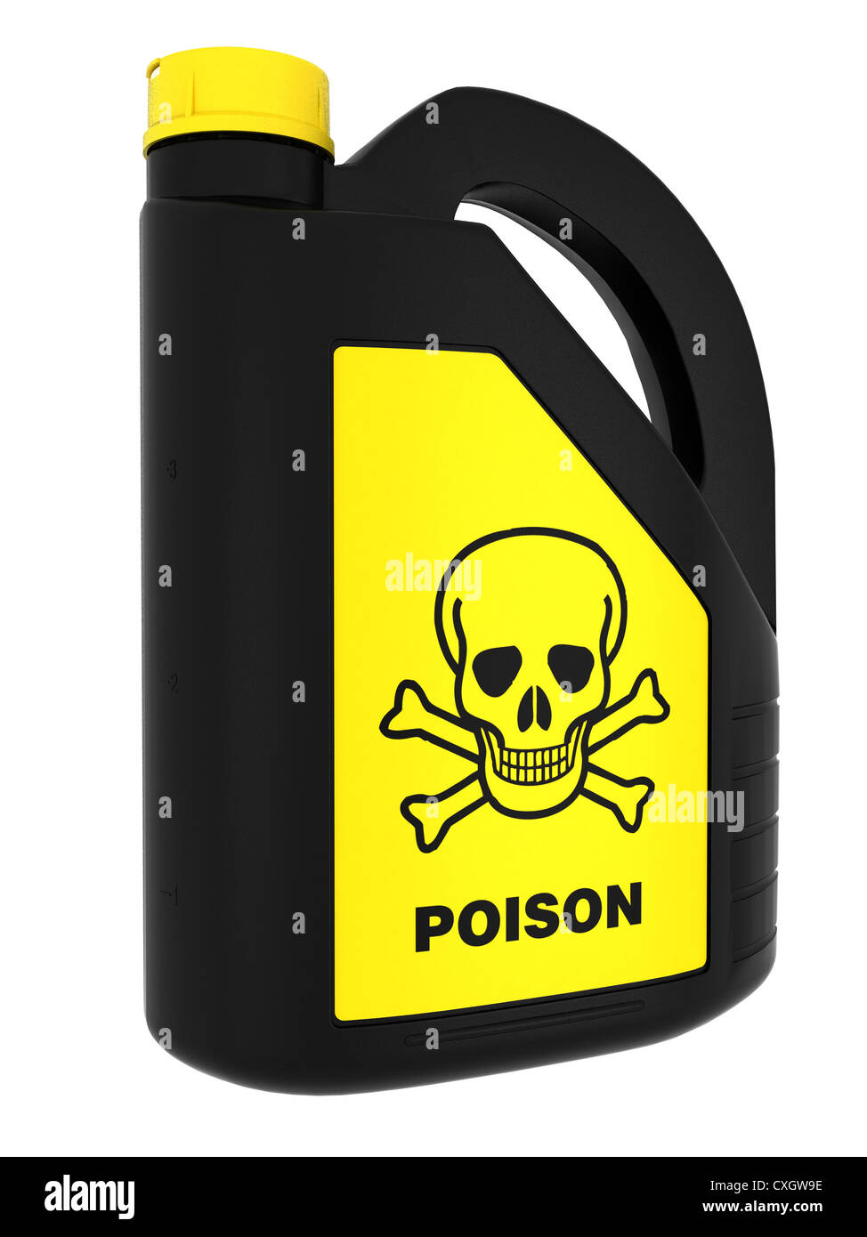 Toxic! Poison can .3D Object Series Stock Photo - Alamy