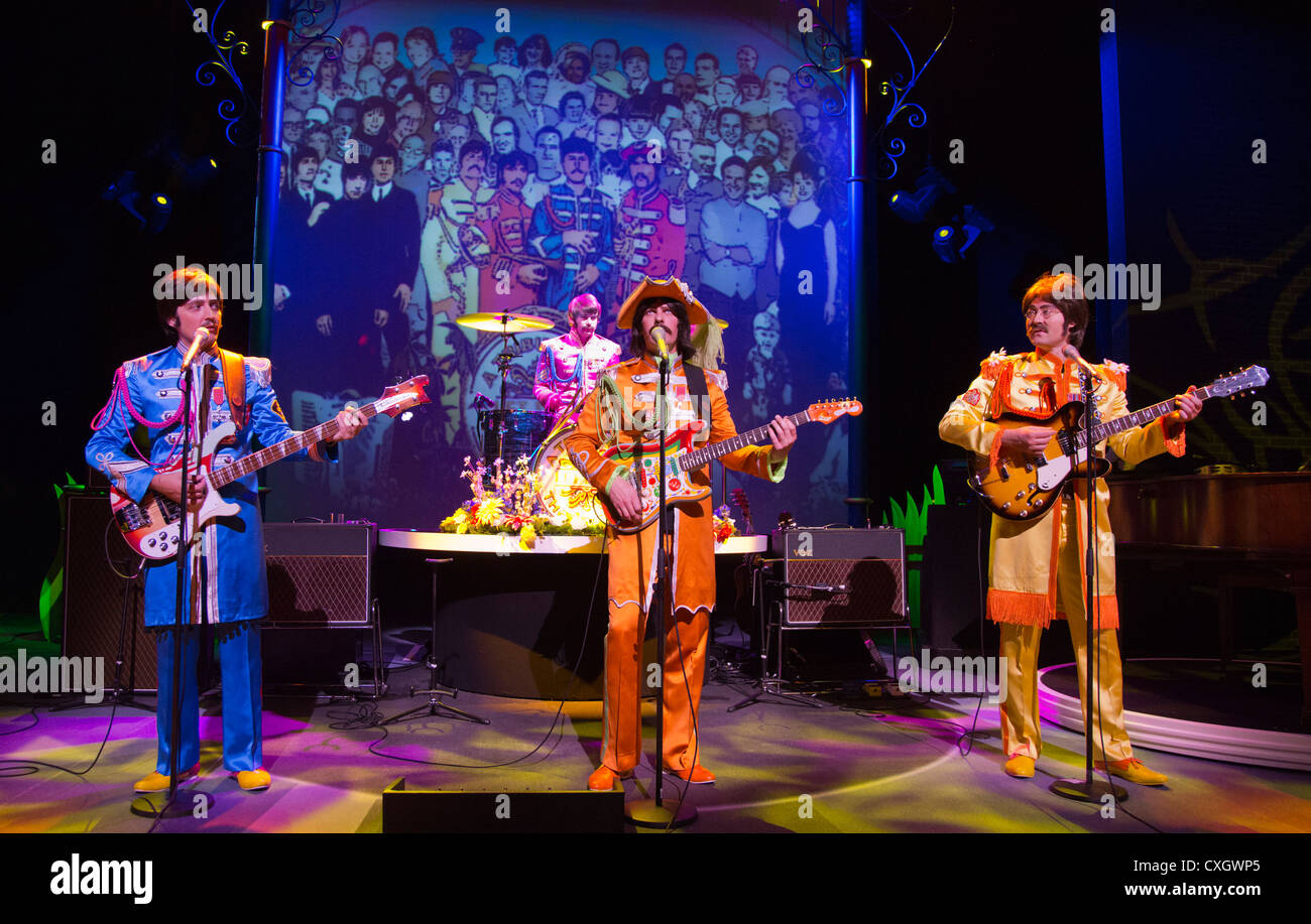 Let It Be, The Beatles Musical with the roles of John, George, Paul and ...