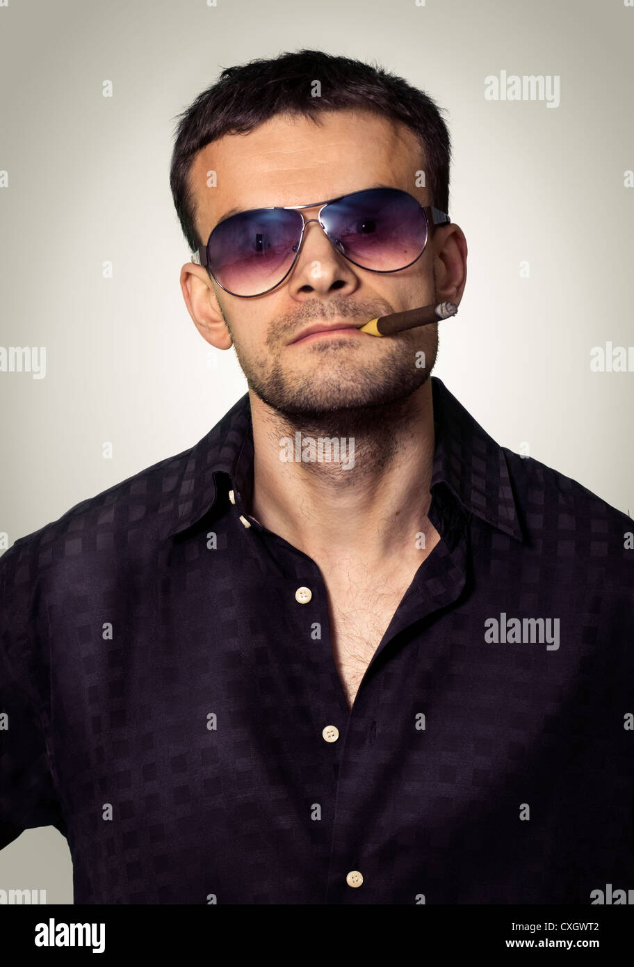 Vintage stern man hi-res stock photography and images - Alamy