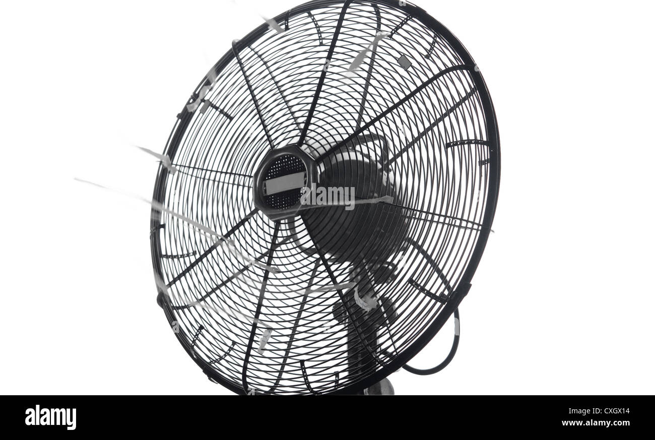 retro classic table fan close up Stock Photo - Alamy