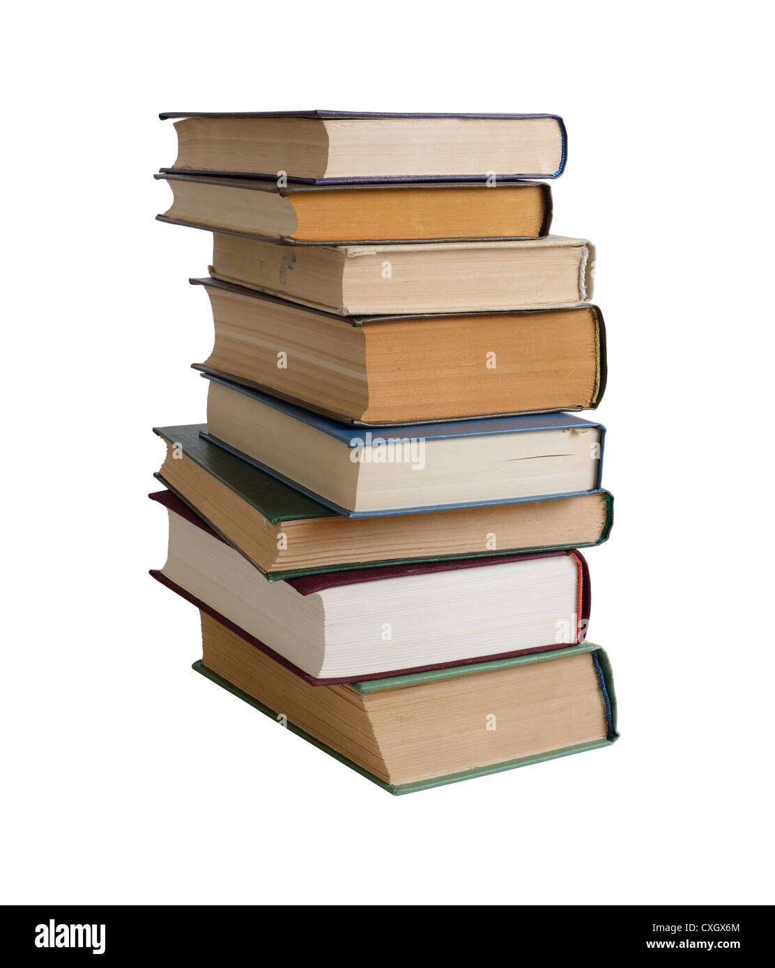stack of books Stock Photo - Alamy