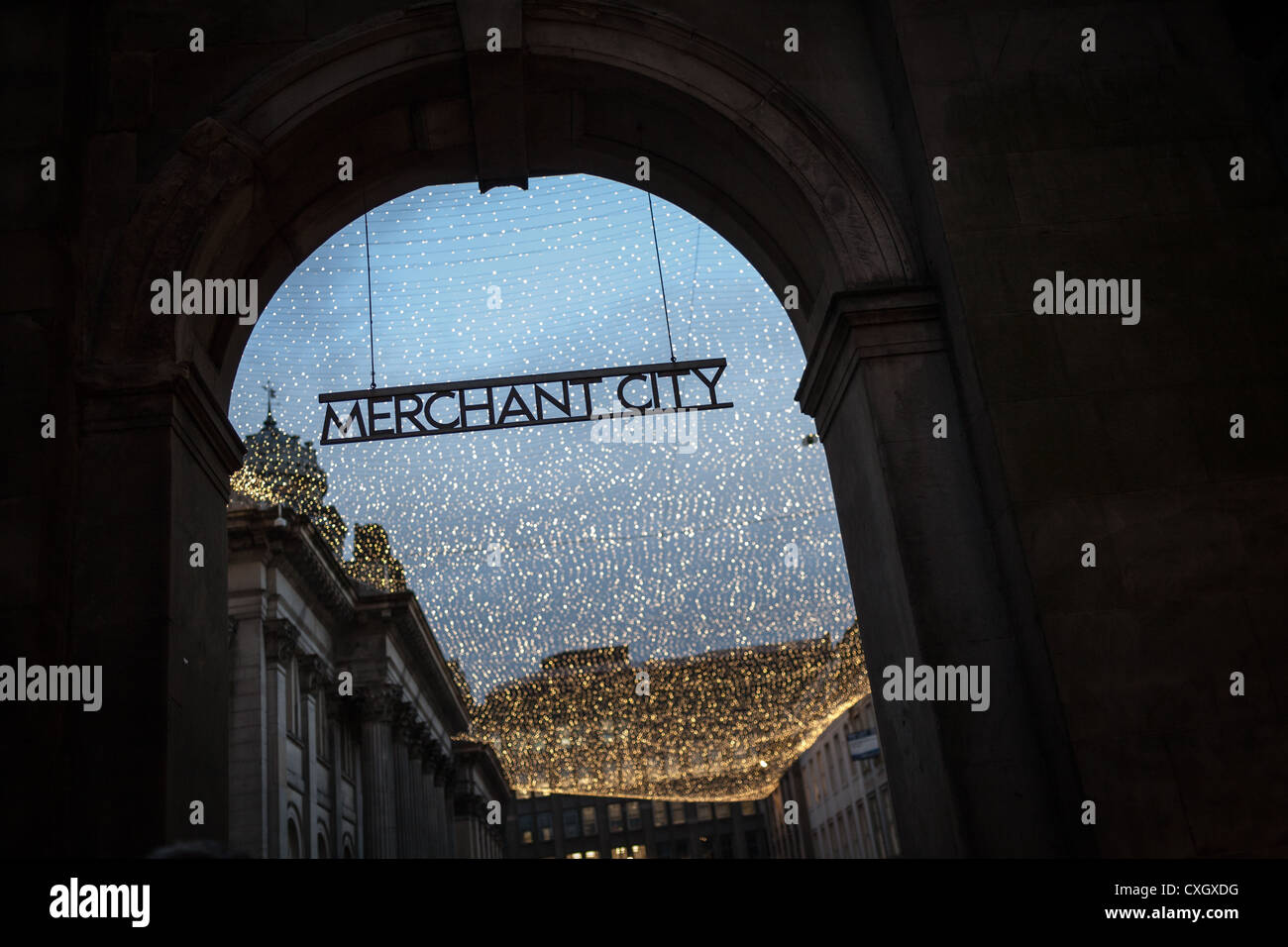 Merchant City Lights High Resolution Stock Photography and Images - Alamy