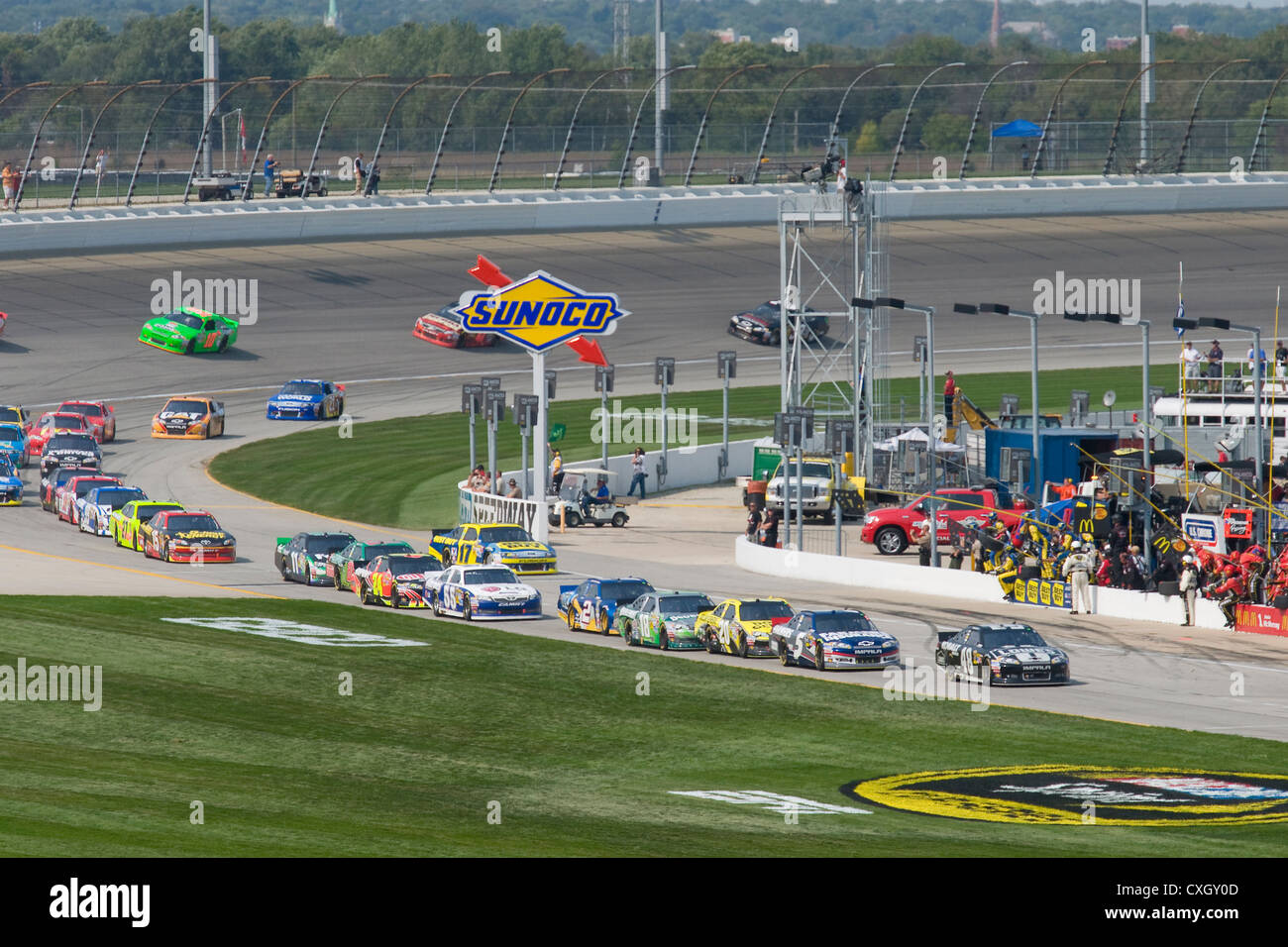 Pit row hi-res stock photography and images - Alamy