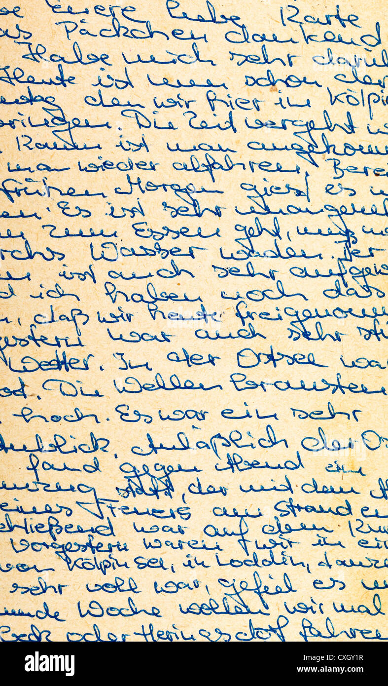 German handwriting hi-res stock photography and images - Alamy