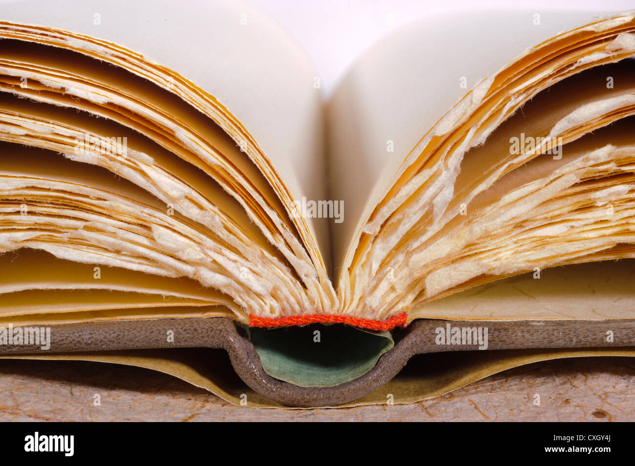 open antique book Stock Photo - Alamy