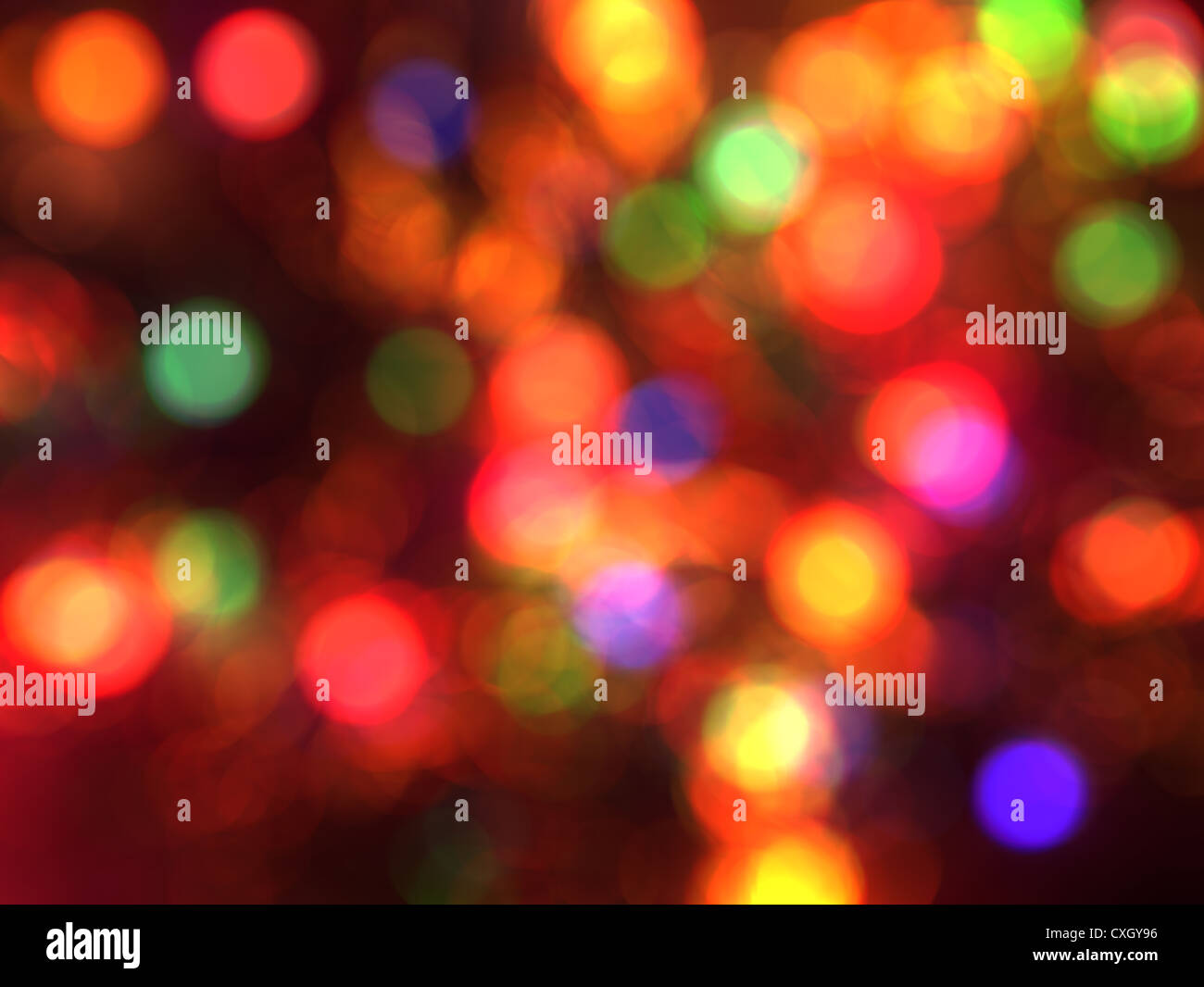 Blurred christmas lights background. Defocused Light Stock Photo - Alamy