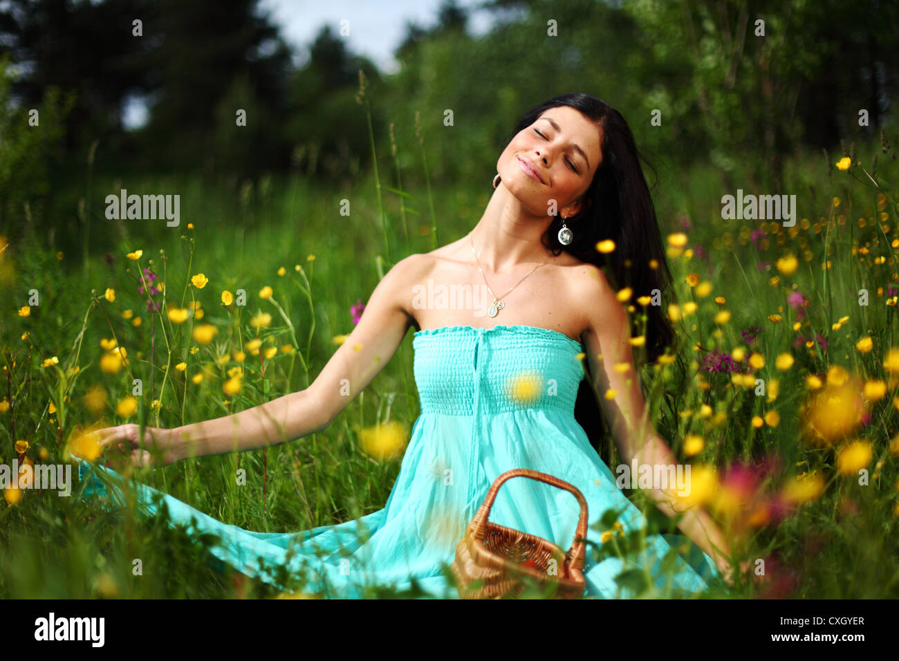 sweet strawberry in woman hands Stock Photo - Alamy