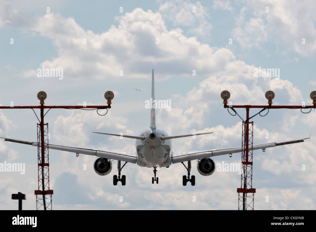 Air Canada Aircraft Landing at Toronto Pearson Airport, Canada Stock ...