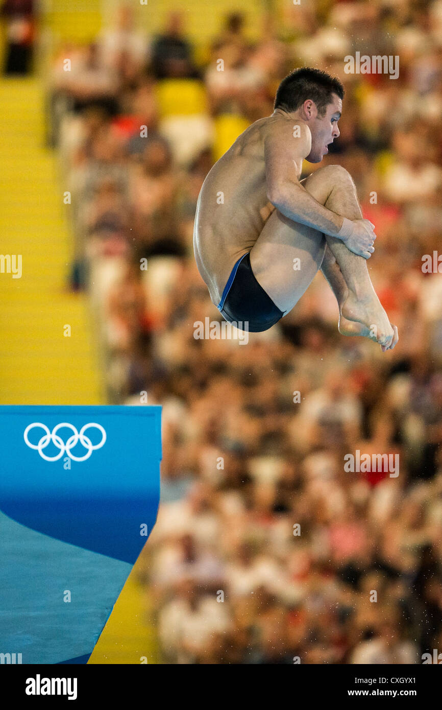 David Boudia (USA) gold medalist in 10m platform diving at the Olympic ...