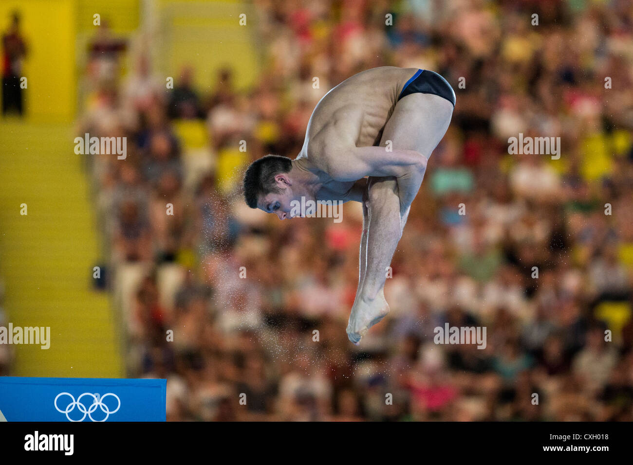 David Boudia (USA) gold medalist in 10m platform diving at the Olympic ...