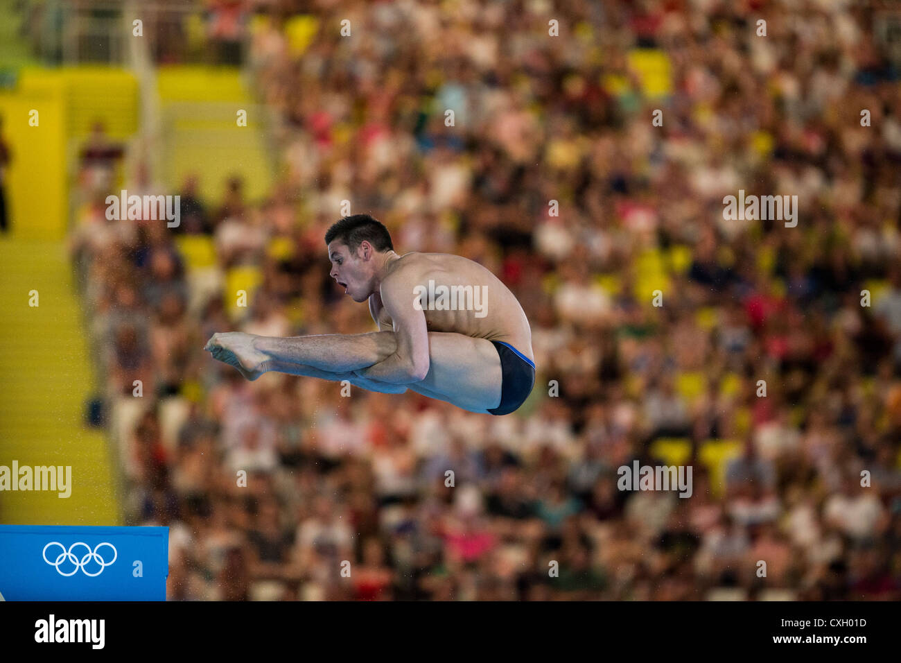 David Boudia (USA) gold medalist in 10m platform diving at the Olympic ...