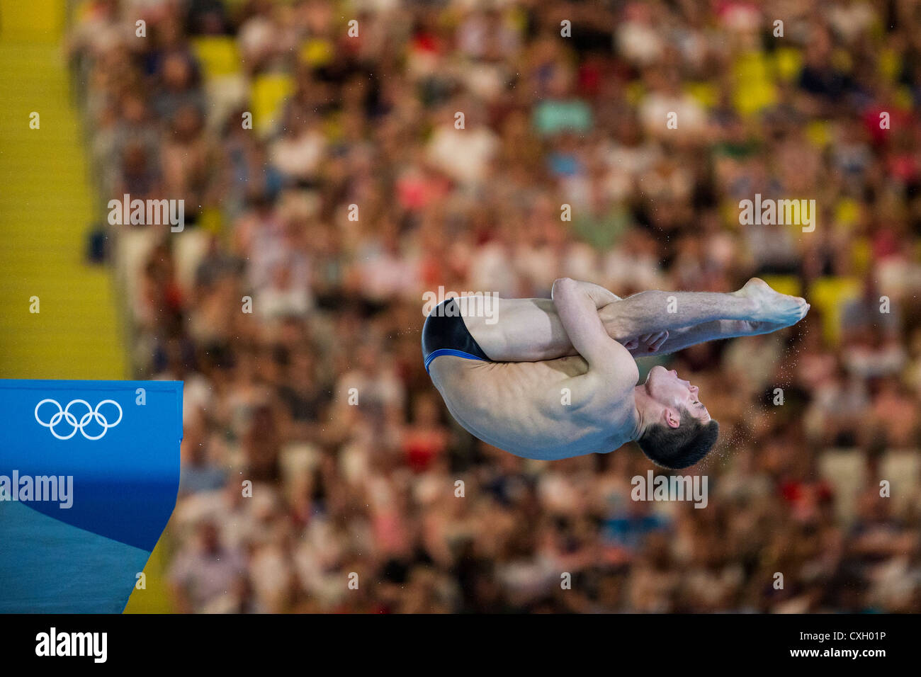 David Boudia (USA) gold medalist in 10m platform diving at the Olympic ...