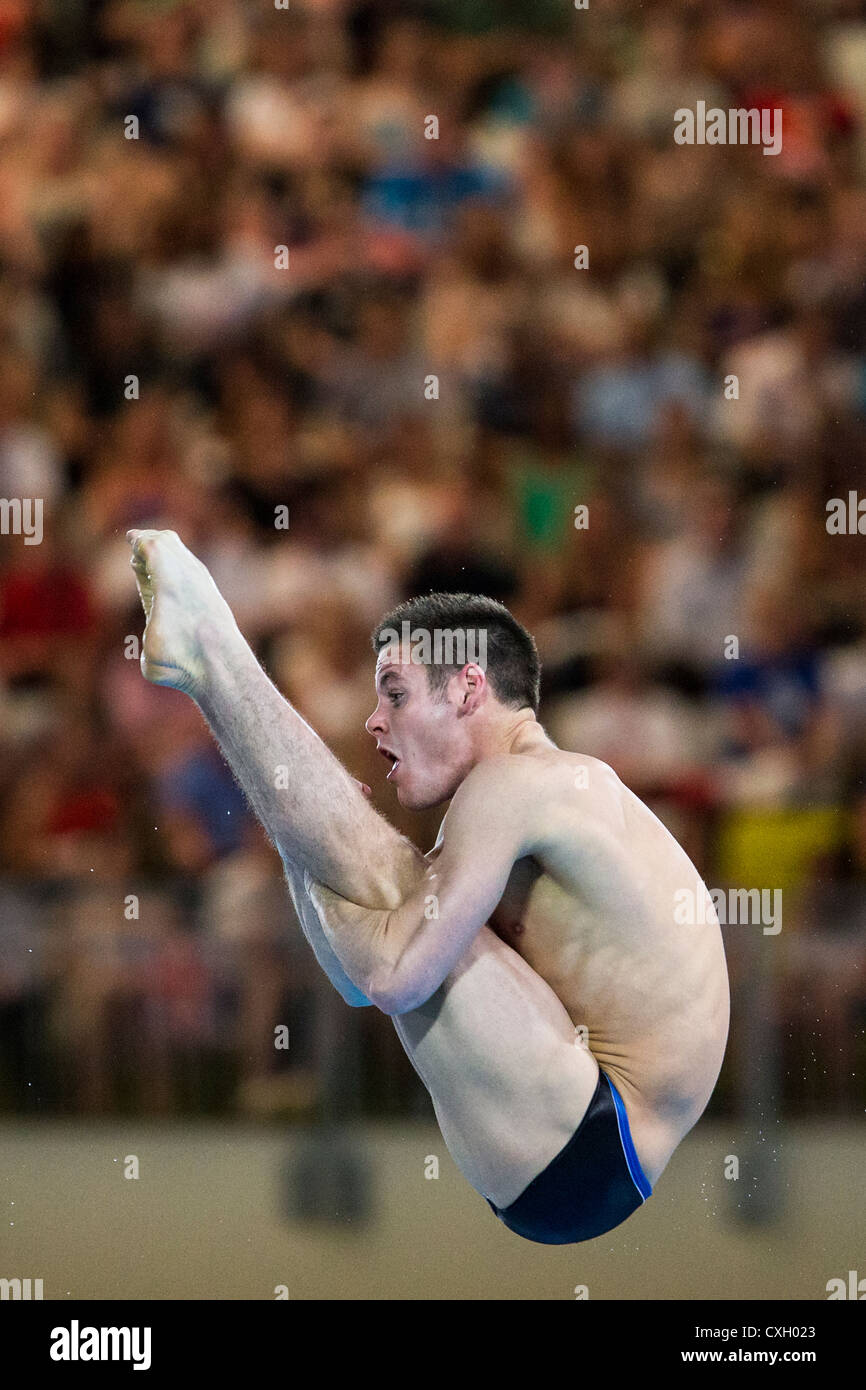 David Boudia (USA) gold medalist in 10m platform diving at the Olympic ...
