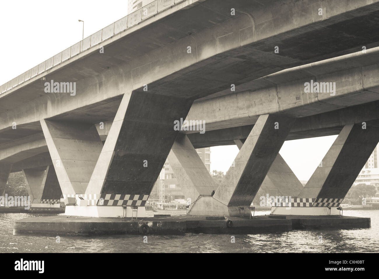 Sathorn Taksin Bridge Stock Photo - Alamy
