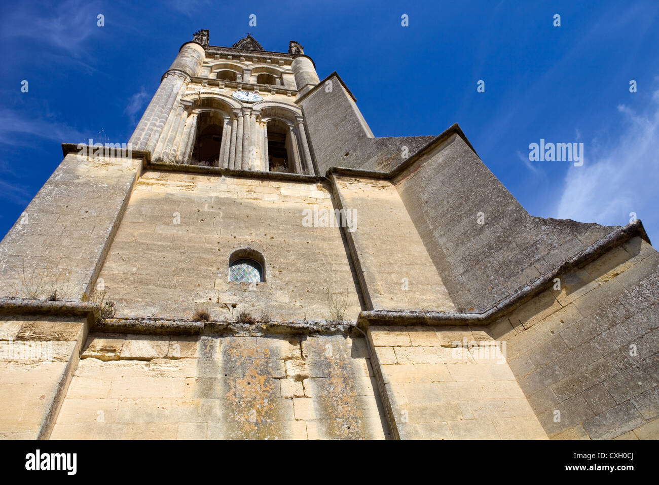 Saint Emilion ancient gothic church, Aquitaine, France Stock Photo - Alamy