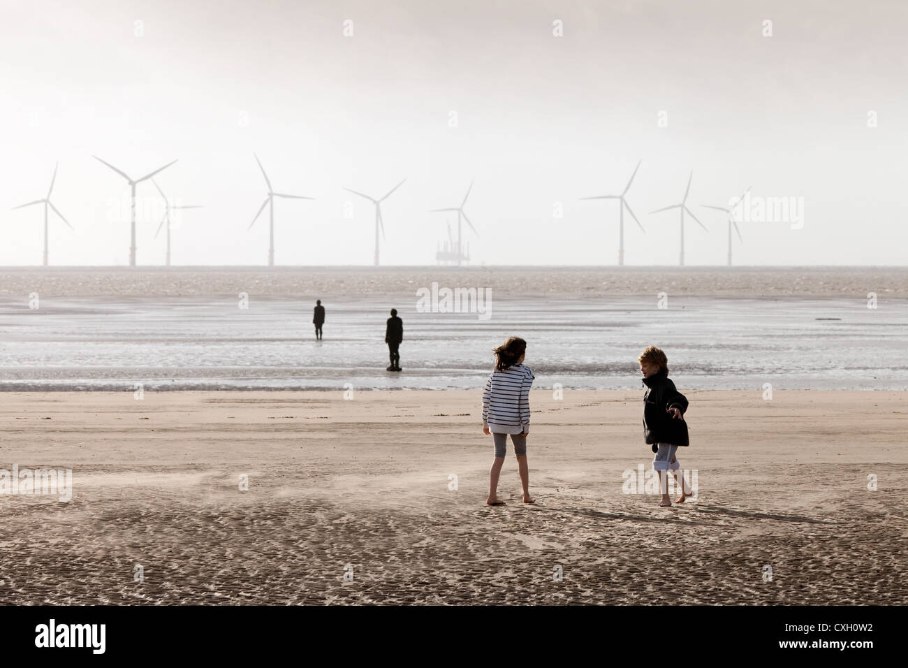 Offshore wind farm beach hi-res stock photography and images - Alamy