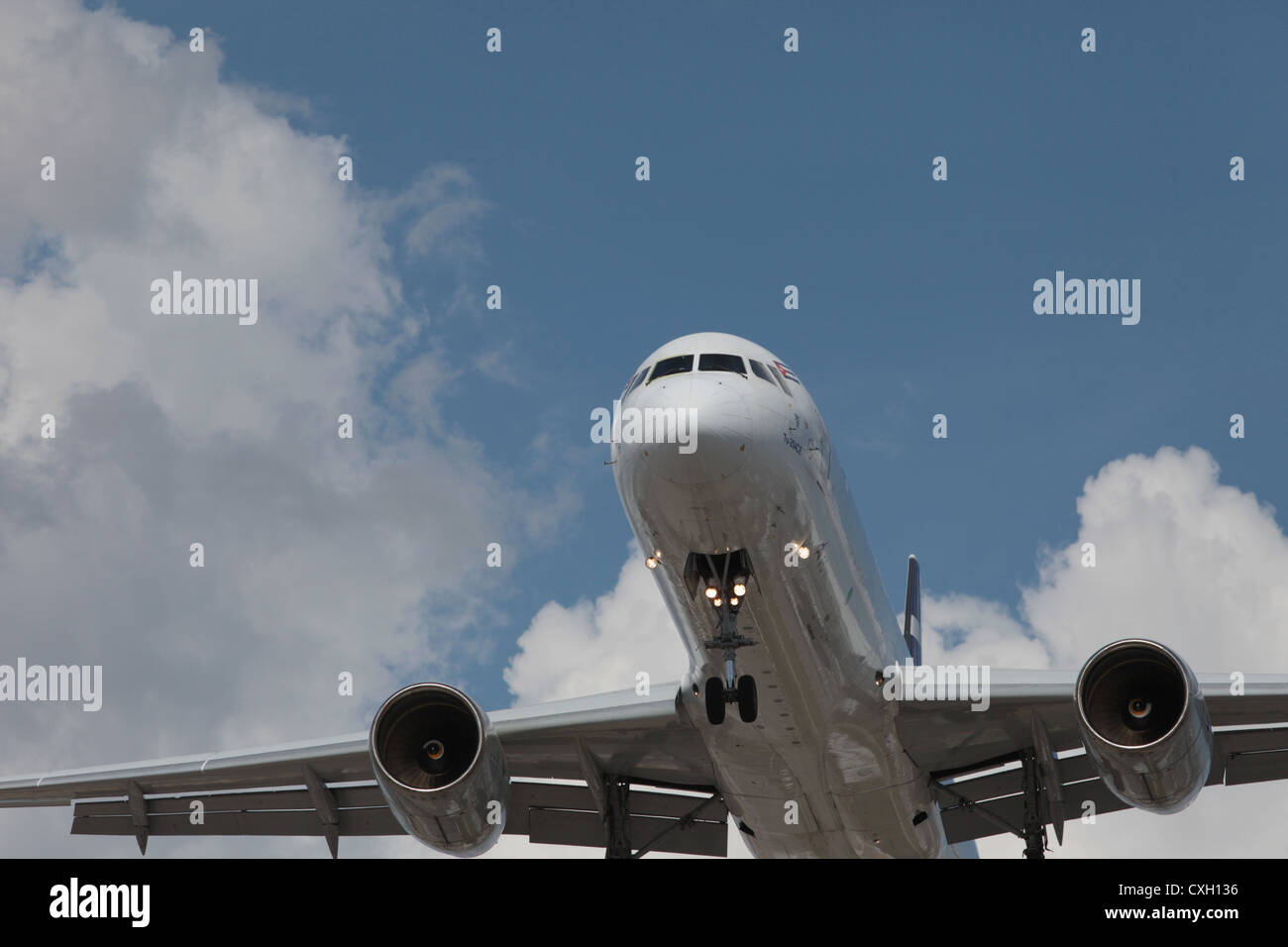 Air Canada Aircraft Landing at Toronto Pearson Airport, Canada Stock ...