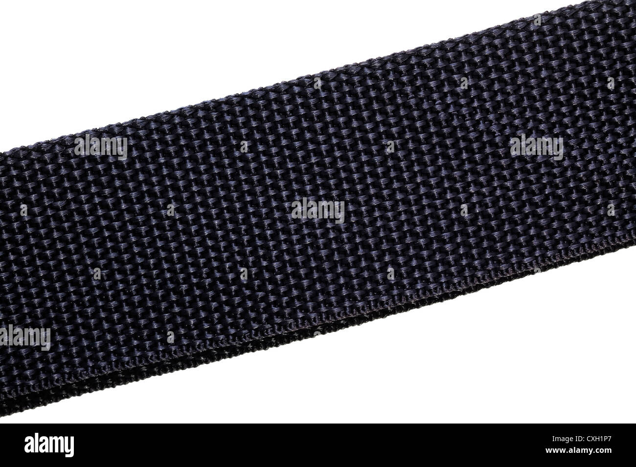 Close up of a textile belt isolated on white background Stock Photo - Alamy