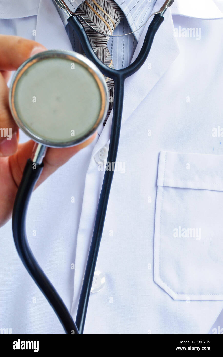 Doctor and stethoscope Stock Photo - Alamy