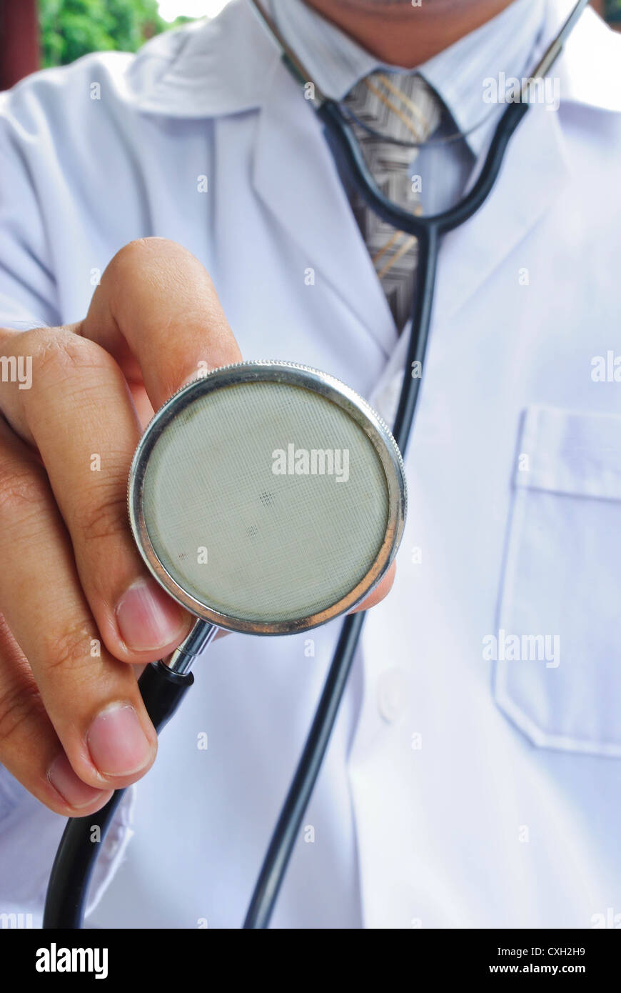 Doctor and stethoscope Stock Photo - Alamy