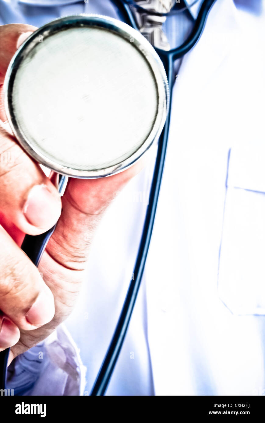 Doctor and stethoscope Stock Photo - Alamy