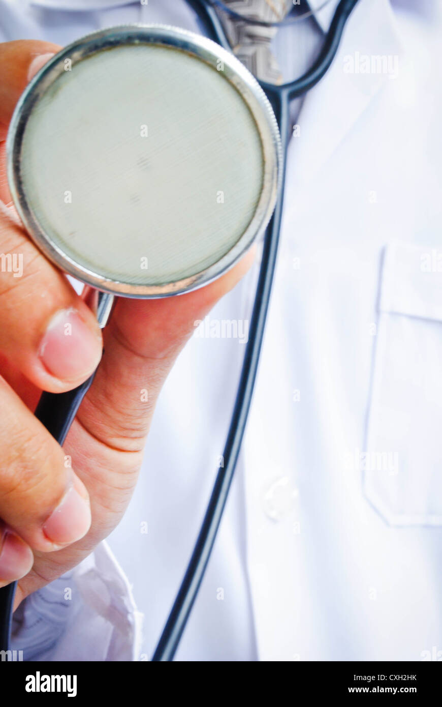 Doctor and stethoscope Stock Photo - Alamy