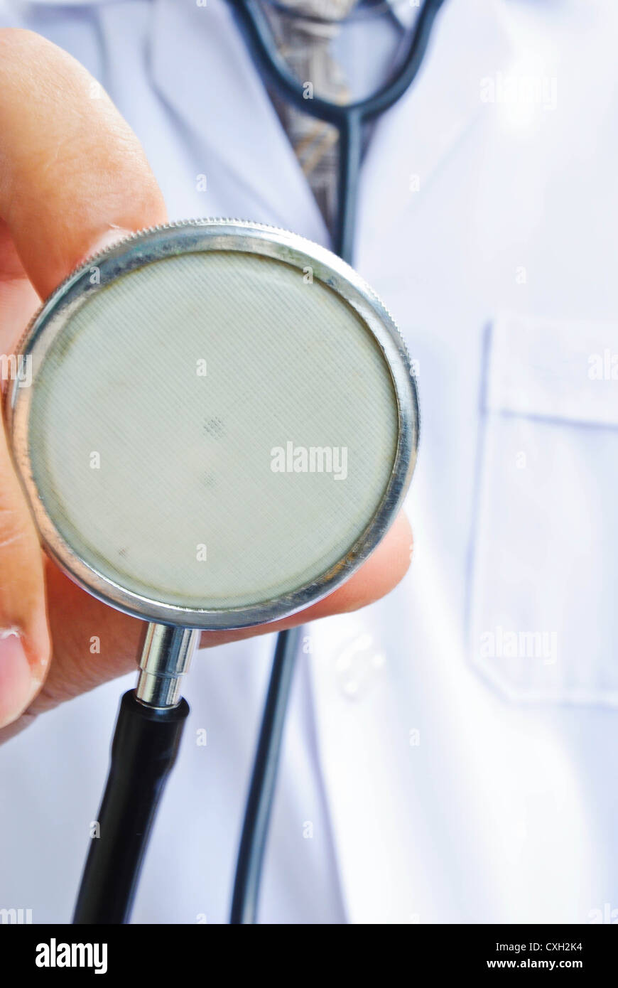 Doctor and stethoscope Stock Photo - Alamy