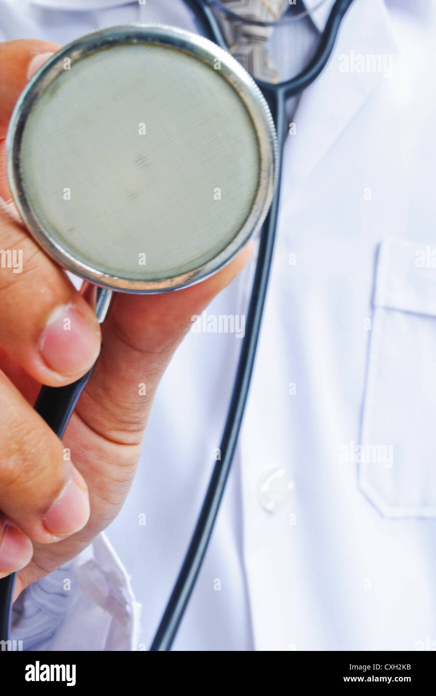Doctor and stethoscope Stock Photo - Alamy