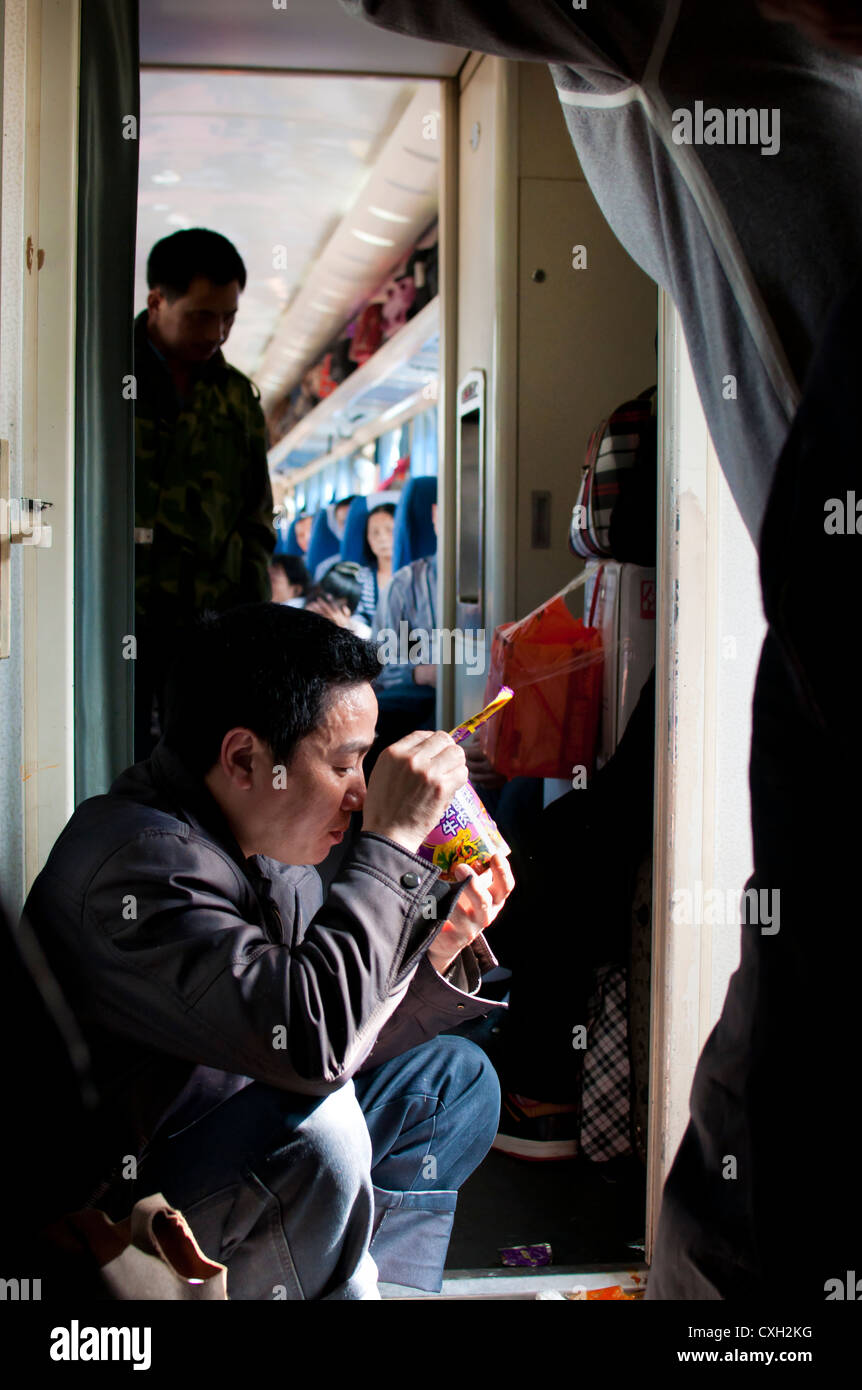 China instant noodles train hi-res stock photography and images - Alamy